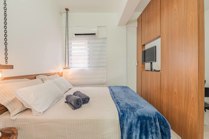 Refurbished Studio With Air Conditioning, Washer-dryer And Garage | Gru - Guarulhos