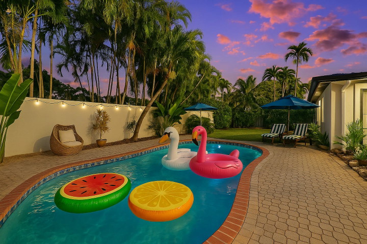 [Trendlng Now] 4br Pool Villa | Near Beach+arcades - Fort Lauderdale, FL