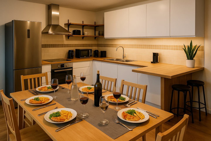 Superb Flat Calm, Large Balcony, Private Parking - La Wantzenau