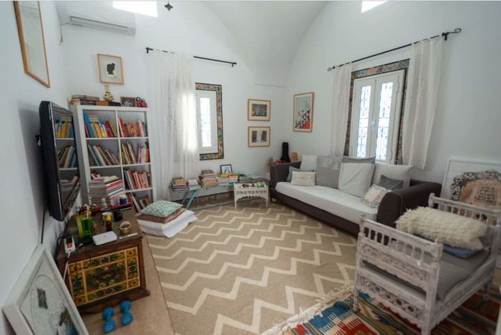 Private Room In An Artsy Home/workspace/terrasse - Hammamet