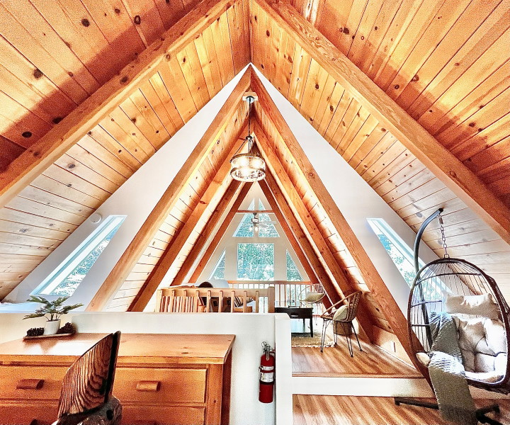 Creekside A-frame Retreat W/barrel Sauna - Running Springs, CA