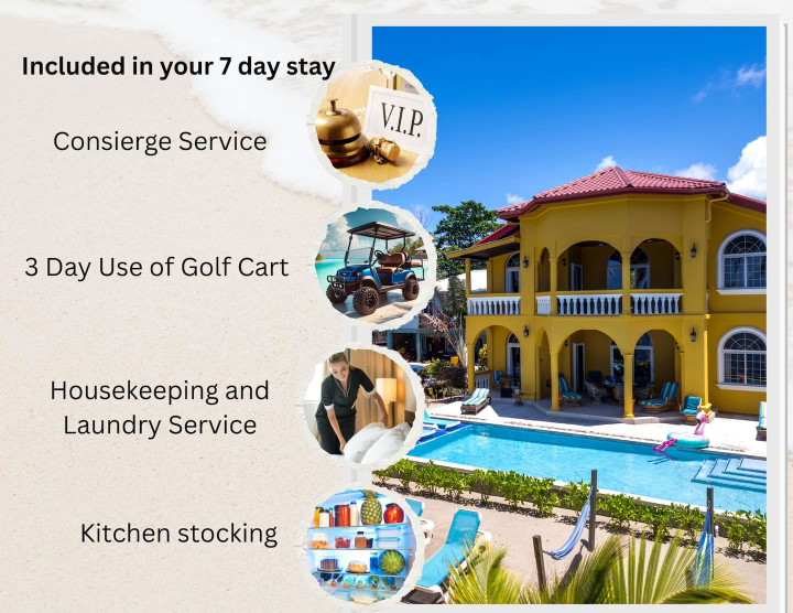 Lux Beach Front Suite  Pool  Housekeeping Incl. - Belize