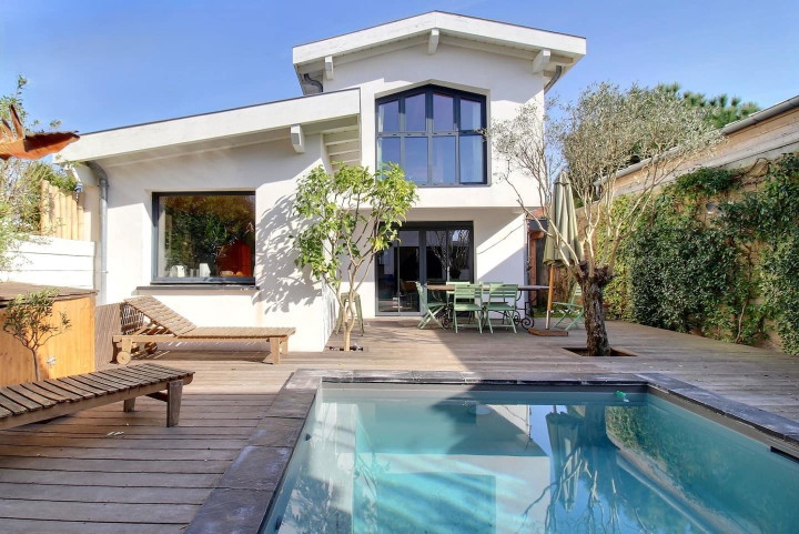 Maison D'architecte 4 Chambres Avec Piscine - Biarritz