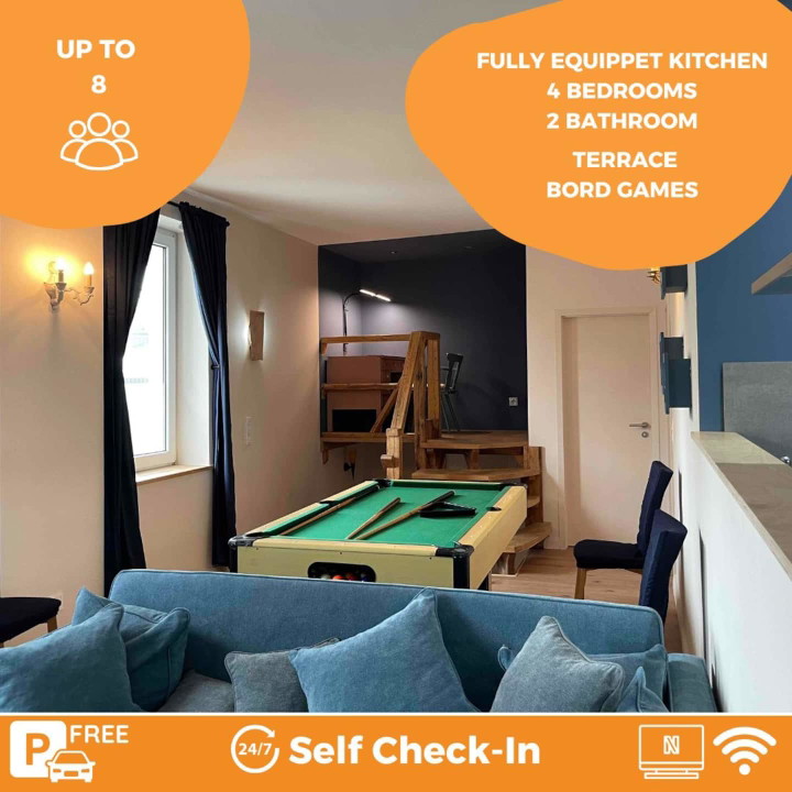 Central, Terrace, 4 Bedrooms, Grill. - Bielefeld