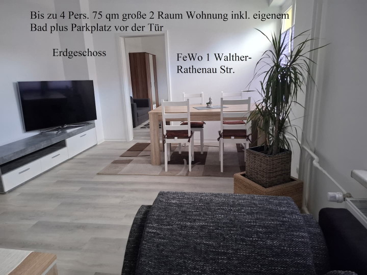 Fewo 1 Erdgeschoss, Inkl. Bad, Parkplatz 75qm - Greifswald
