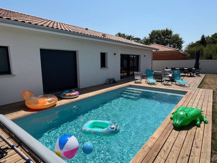 Belle Villa De 4 Chambres Avec Piscine - Parentis-en-Born