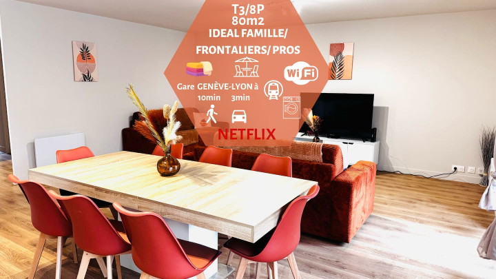 Terracotta Xl · 8 Pers · Terrasse · Genève à 30 Min - Les Plans d'Hotonnes