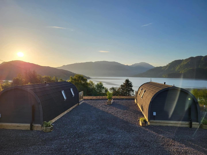 Luxury Pods In Avernish Totaig . - Plockton