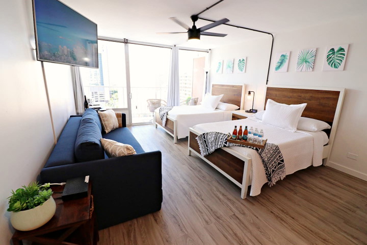 Parking Gratuit&nbsp;! Appartement Propre Avec Climatisation, Wi-fi, Vue Sur La Ville - Honolulu