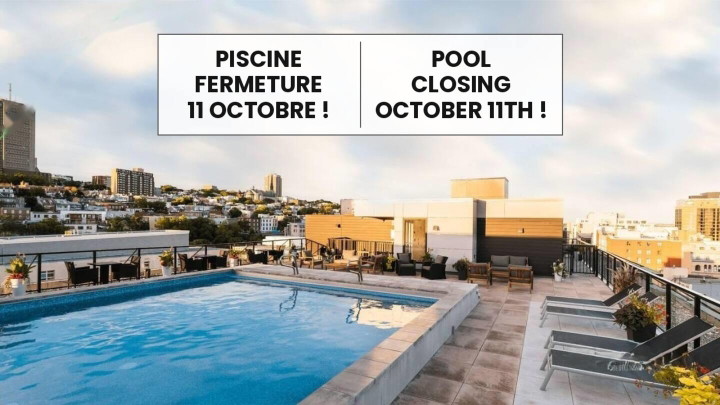 Le Champlain | Piscine Sur Toit & Bbq | Ac - Levis