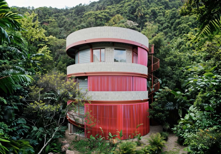 Casa Arte Museo En Reserva Natural Con Piscina - La Mesa