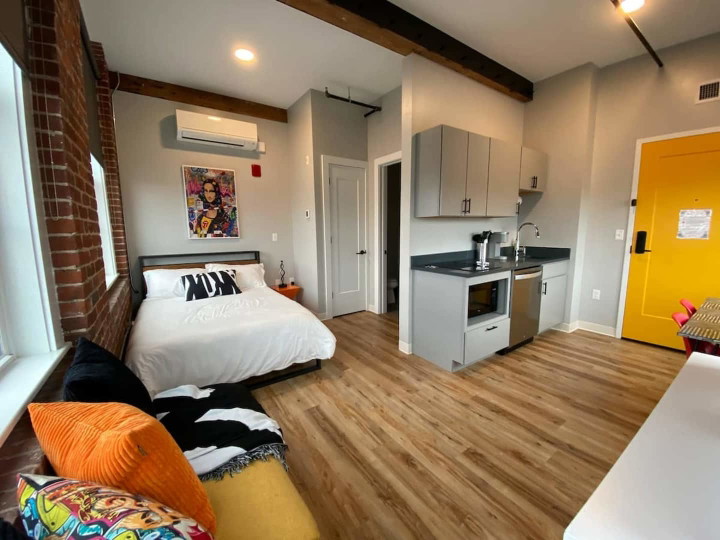 Unit 223: The Rebel Room | Pet Friendly Studio - Manchester, NH