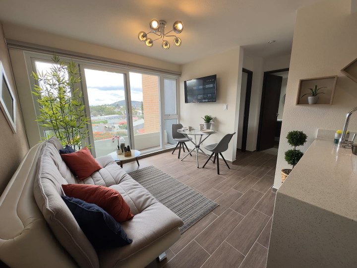 Jm8 Cute 1 Bedroom Apartment With Gym - Chiapas