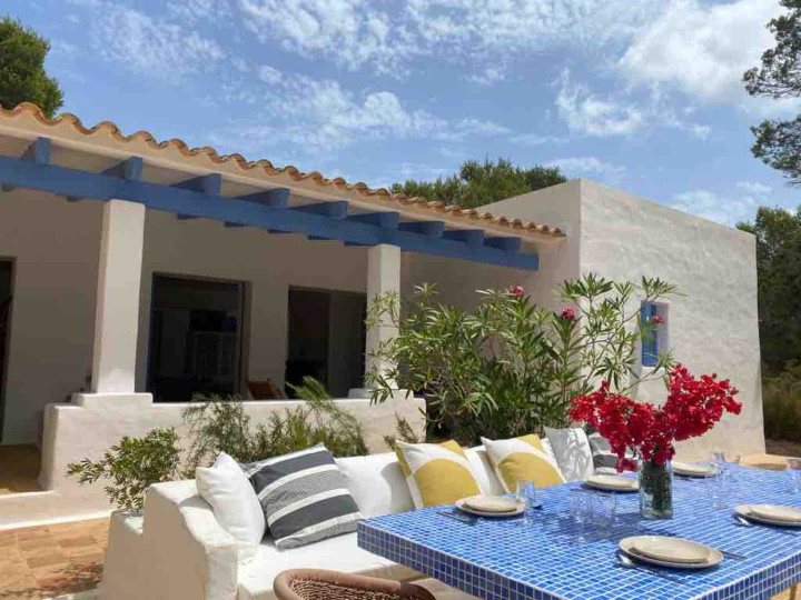 Sa Tanca, Fantástica Casa En Cala Saona - Formentera