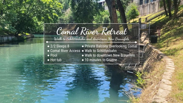 Walk To Schlitterbahn/comal Access/2-2/sleeps 8 - New Braunfels, TX