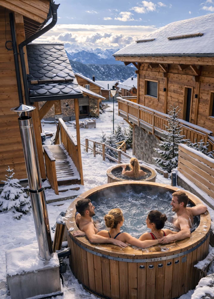 Louma Chalet  Nordic Bath  Sauna  Pyrenees View - France