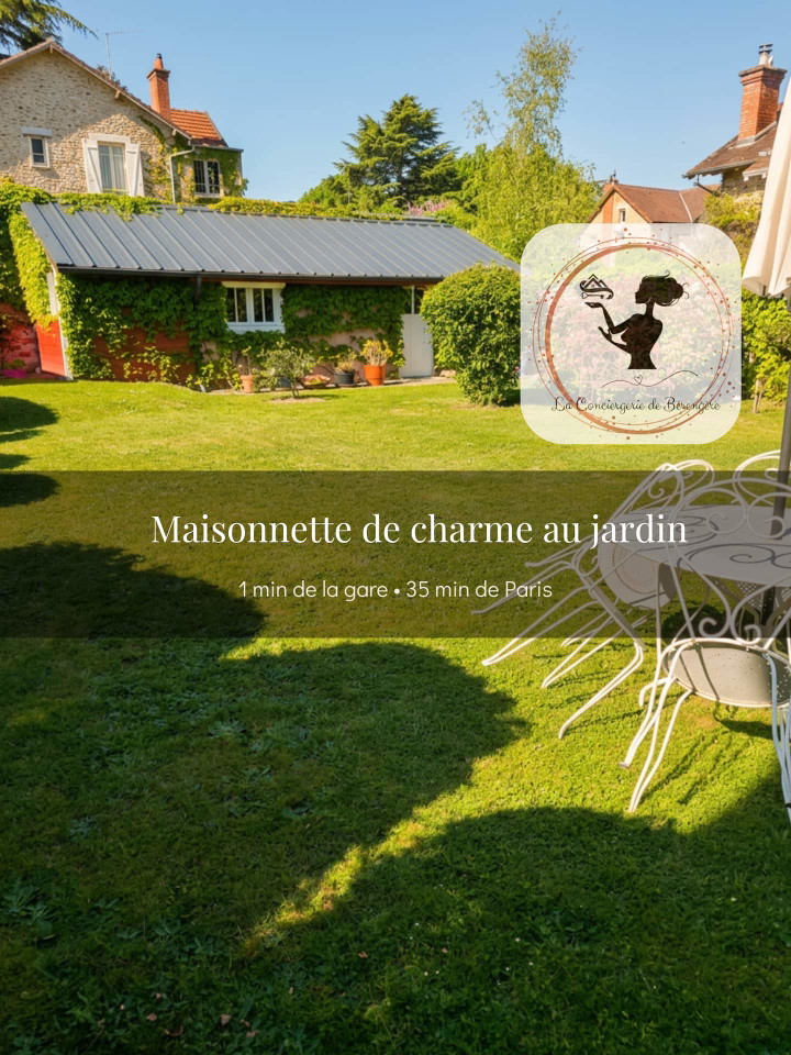 Maisonnette Jardinet Privatif, Forêt & Gare à Pied - Bois-le-Roi