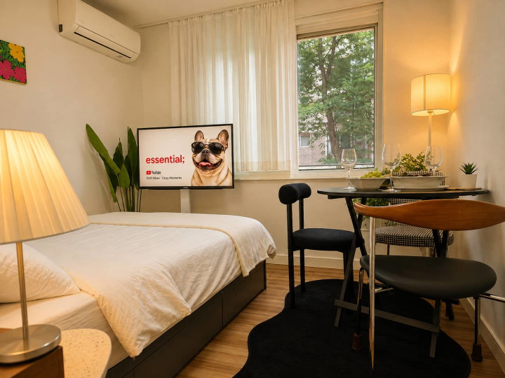 Lake Rest
기흥호수공원 옆 2br | 민속촌·에버랜드·무료주차 - Yongin-si