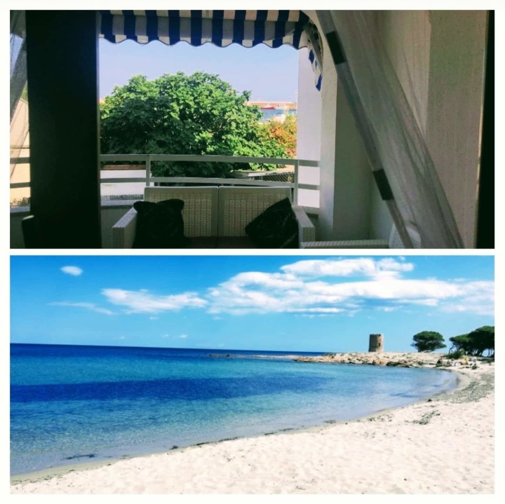 Three-room Beachfront Apartment In Caletta Sardinia - Posada