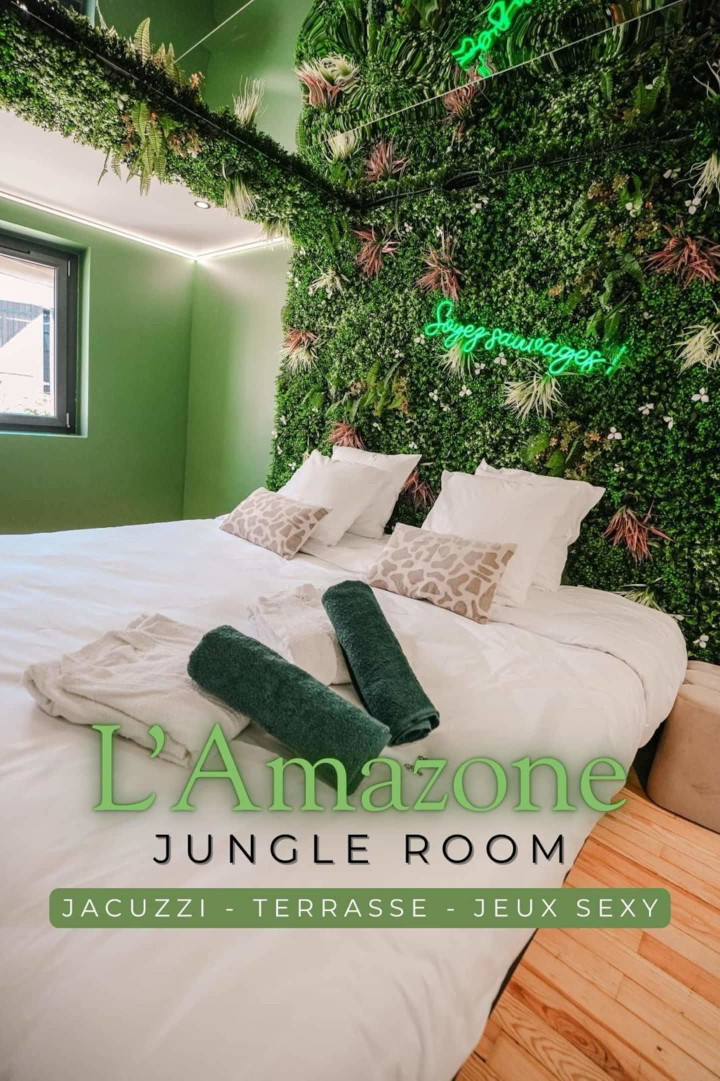 L'amazone - Jungle Room Avec Jacuzzi - Love Room - Pont-du-Château