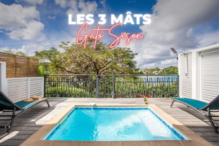 Maison 2 Chambres - Gato Sison - Piscine Vue Mer - Martinique