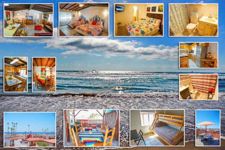 Nexttobeach 4 Min Walk, 1 Mile Papas&b, Deckview - Rosarito