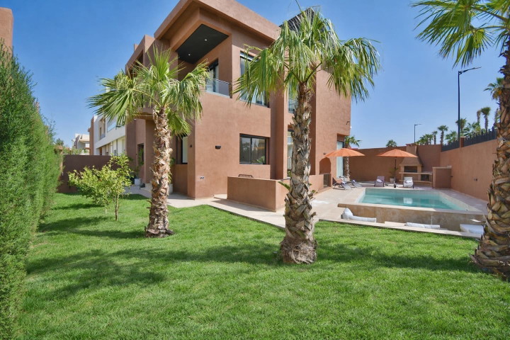 H2a  Luxury Villa With 4 Suites, Swimming Pool & Home Cinema Room - المغرب