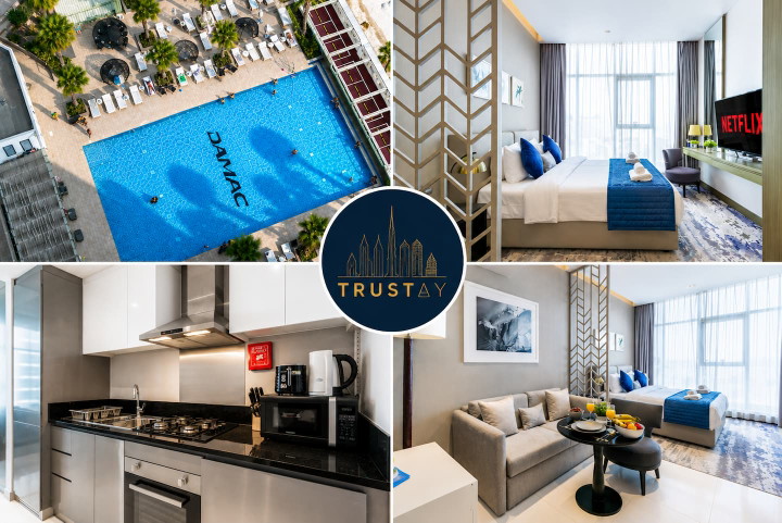 Modern Studio In Business Bay | Canal & City Views - Dubai