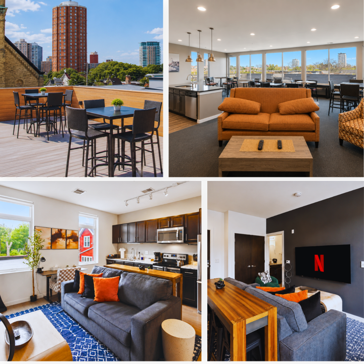 Brady St Suite W/ Rooftop Lounge And Gym - Milwaukee, WI