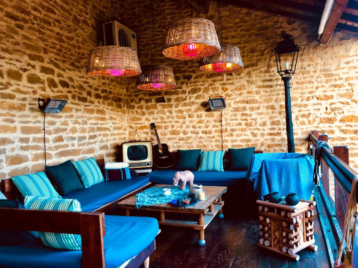 Charming Stone-stucco Studio With Large Terrace - Rhône