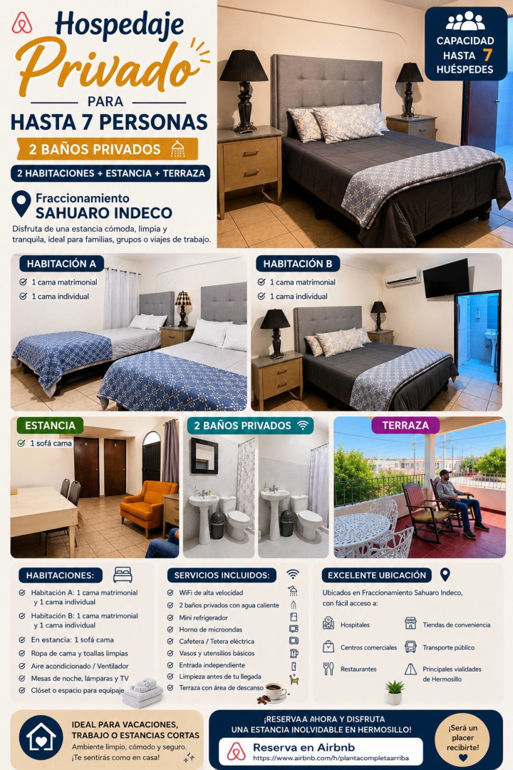 Complete, Centrally-located And Comfortable Apartment - Hermosillo