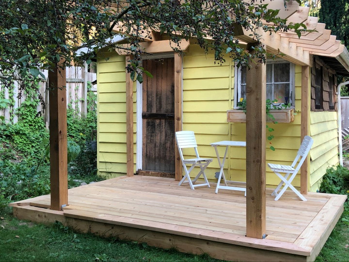 Bright Cozy Guest Cabin/ Bookable Sauna 5 Min Walk - British Columbia