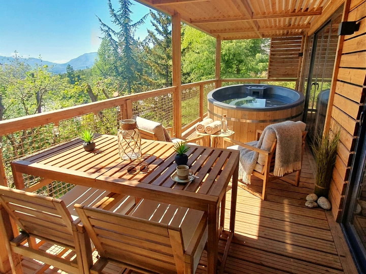 Chalet Avec Spa Privatif - Saint-Léger-les-Mélèzes