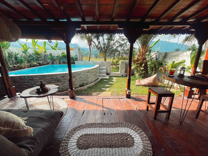 Kudus Hut - Sidemen  Private Pool & Ricefield View - Sidemen