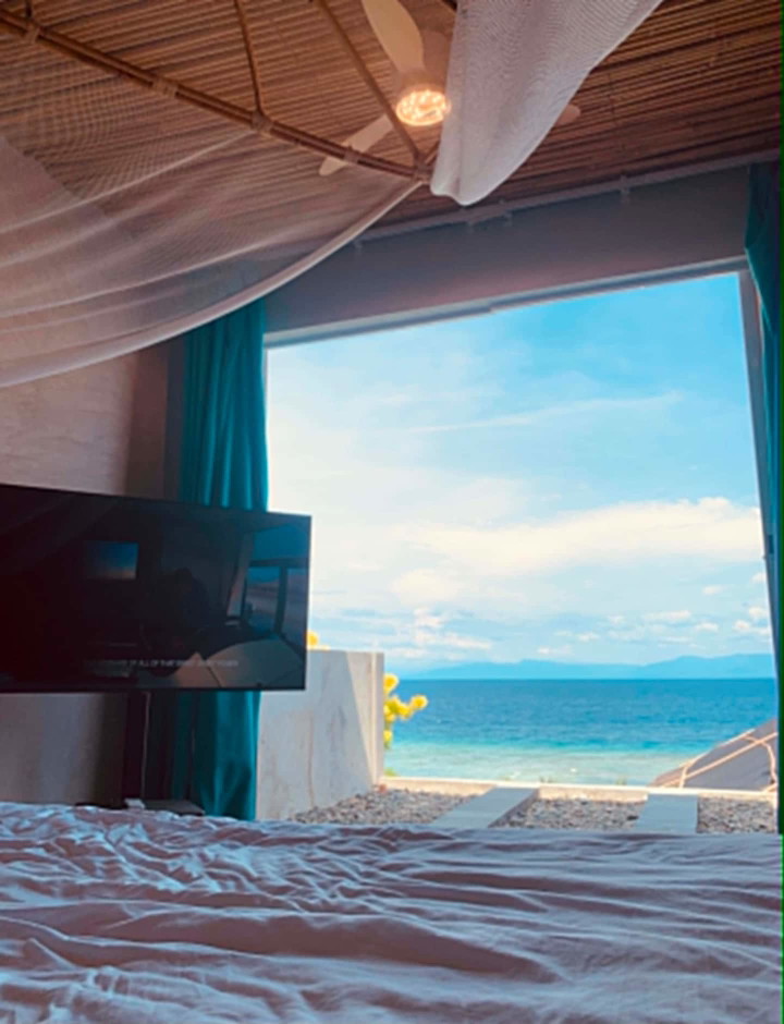 Beachfront Sky Villa, 1.5km Beach, Kawasan 10 Min - Badian