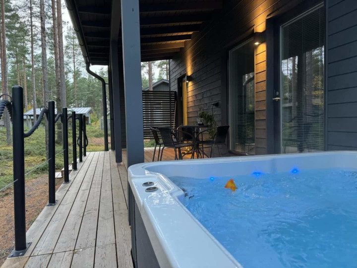 Villa Dyyni, Yyteri | Sauna & Hot Tub - Pori