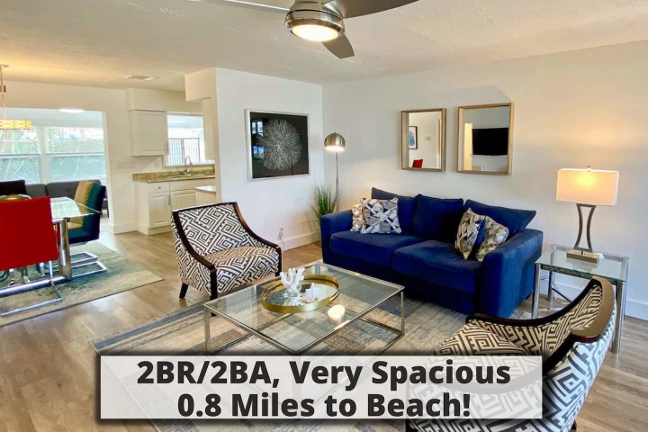 2br/2ba Just 0.8 Miles To Beach - Fort Lauderdale