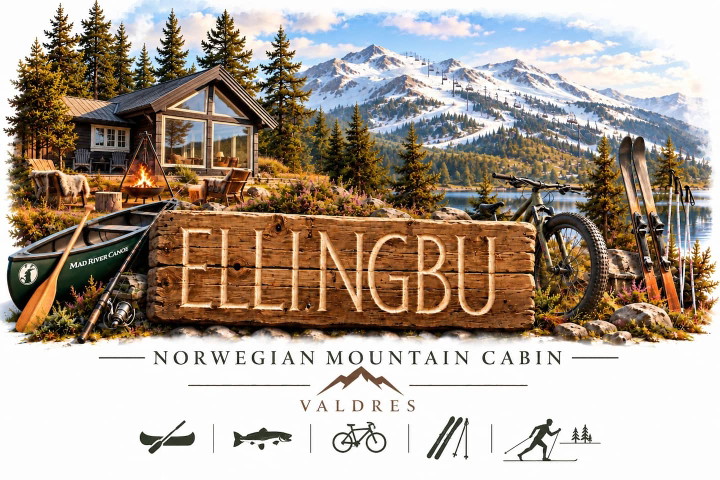 Adventure Cabin With Canoe, Bike, Mountain Hiking, Games - Norway