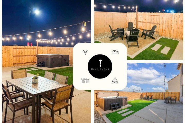 New 3bd Home | King Bed | Hot Tub | Fire Pit - Elk Grove, CA