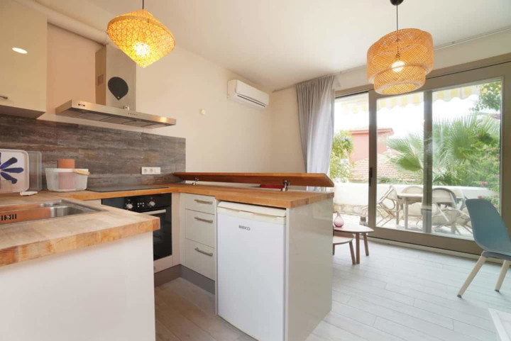 Duplex 1+1 Villa With View Of Chiokos Island And Sea - Çeşme