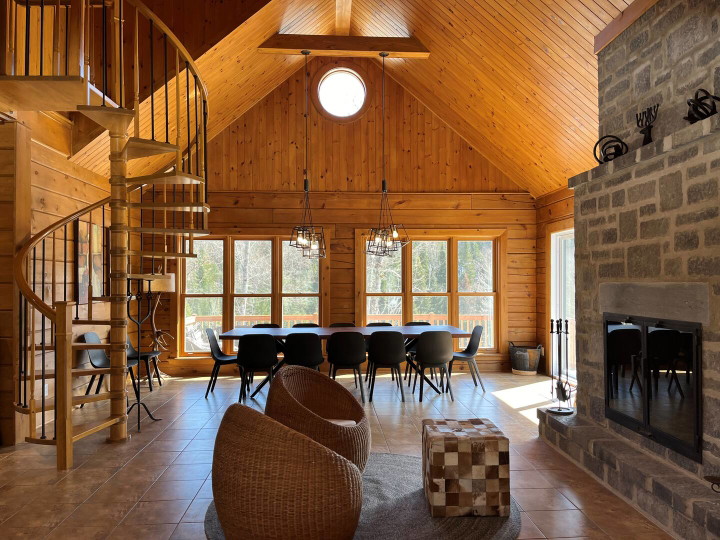 Chalet Du Lac Sentiers Pédestres Et Lac Privé - Saint-Donat
