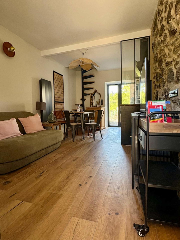 Au Niolu Maison Cosy En Pierre Avec Cheminée - Asco