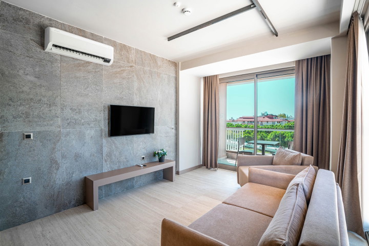 Priveside 1 Bdr Pool View With Kitchen Adults Only - Manavgat