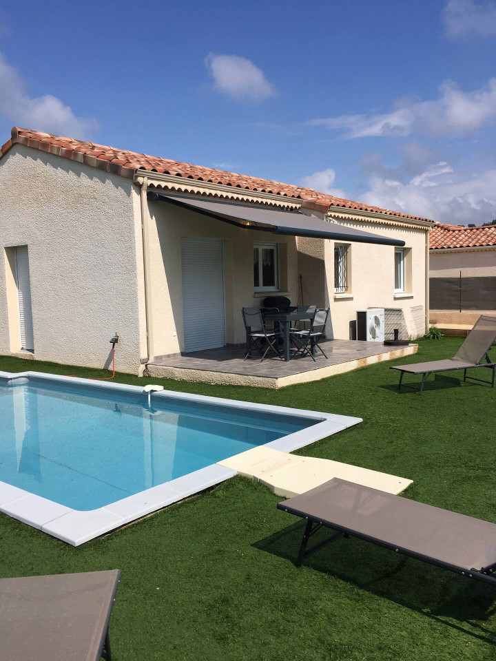 Gîte L'ovaline - Climatisée - Piscine Privée - Salavas