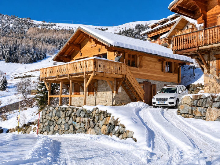 Chalet 12 Pers Vue Montagne Sauna - Auris