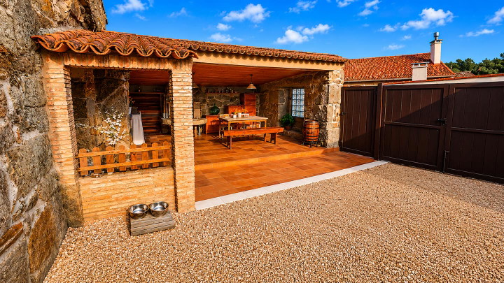 Casa Fonte Das Rozadas, With A Barbecue And Garden. - Galicia