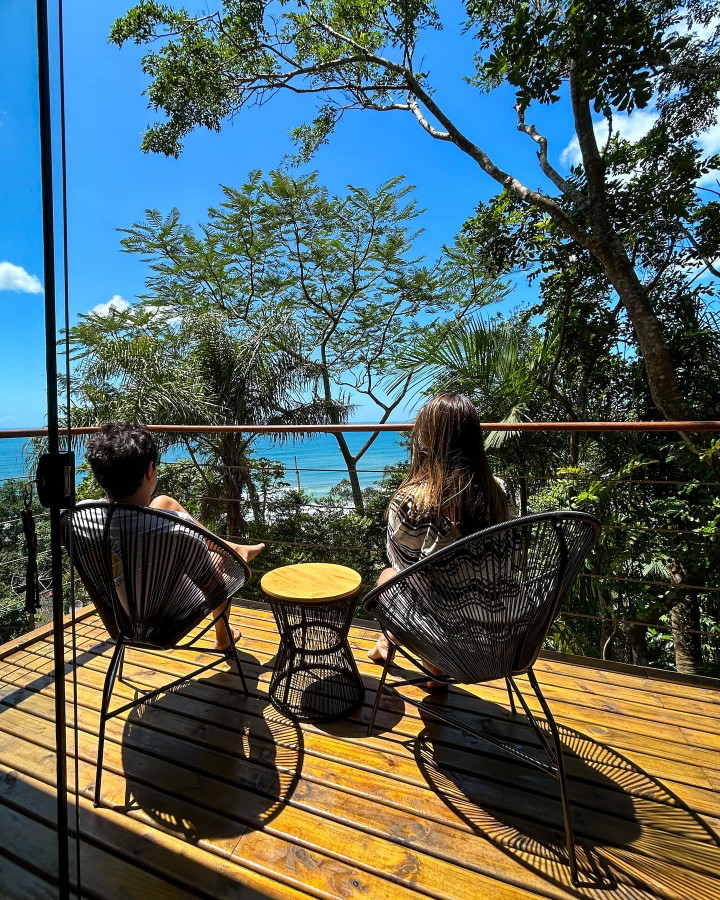 Chalé Elegante Com Hidro Vista Mar  E Lareira - Florianópolis