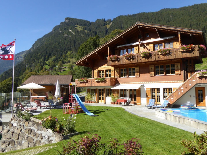 Bachsbort - Cumple Todos Los Deseos, Vista Panorámica, Piscina, Jacuzzi, Servicio De Hotel - Grindelwald