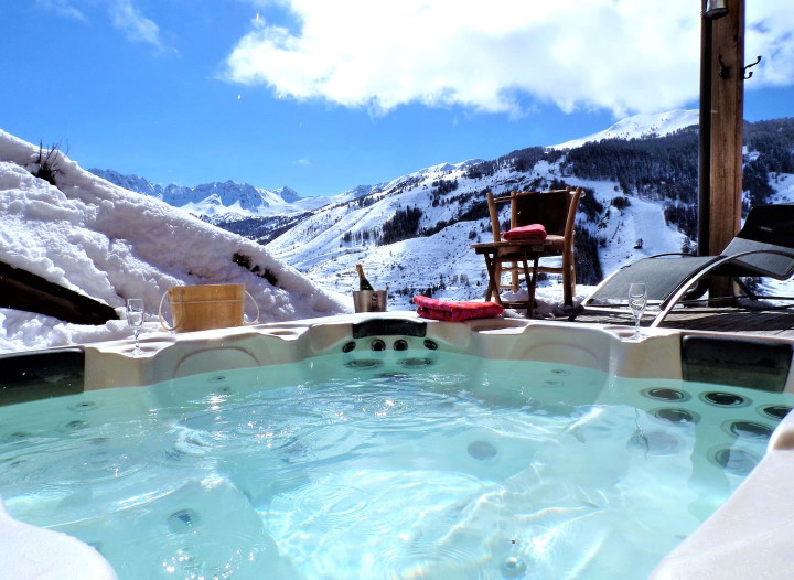 Grand Chalet à Vars Avec Piscine Spa Cinéma 19pers - Risoul