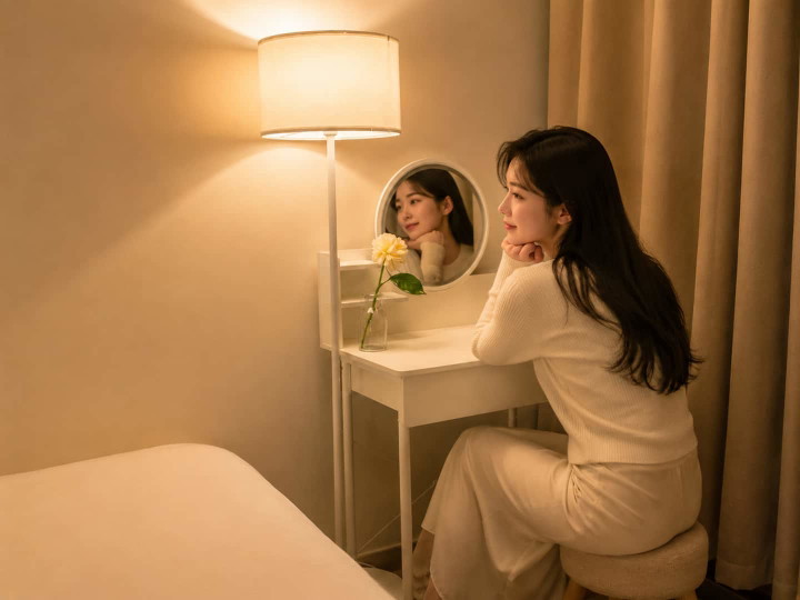 [연진공간15]퀸침대/2시퇴실/암막커튼/고층뷰/넷플릭/매일침구케어/성심당/둔산동/을지대병원 - Daejeon